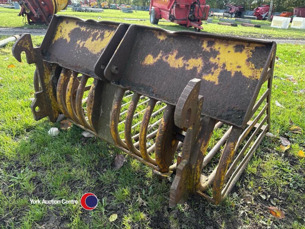 Root bucket with brackets | York Machinery Sale (hedgers, buckets ...