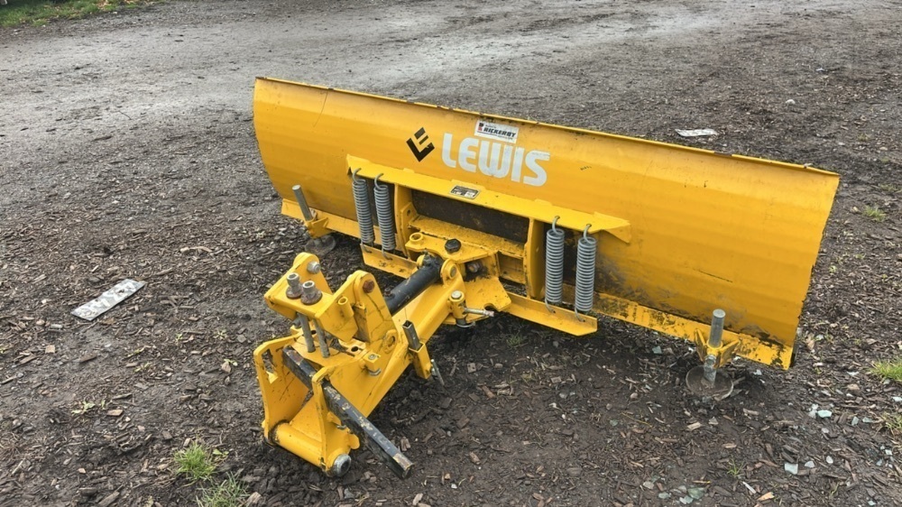Lewis compact tractor hydraulic snow plough | York Machinery Sale ...