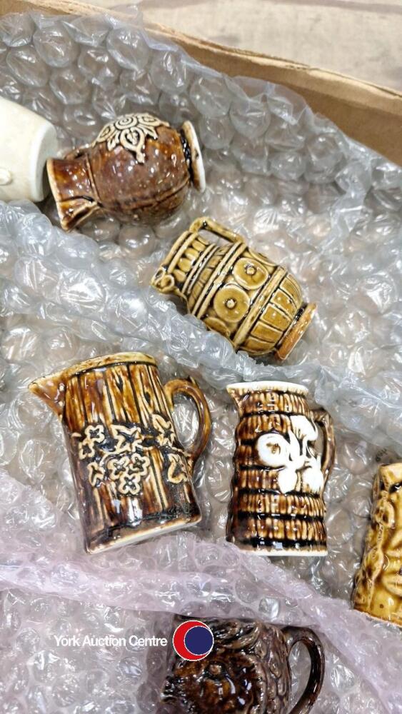 Collection of vintage stoneware miniature jugs | November timed online ...