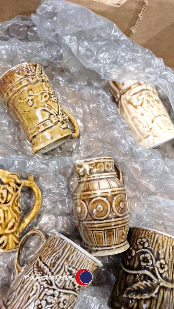 Collection of vintage stoneware miniature jugs | November timed online ...