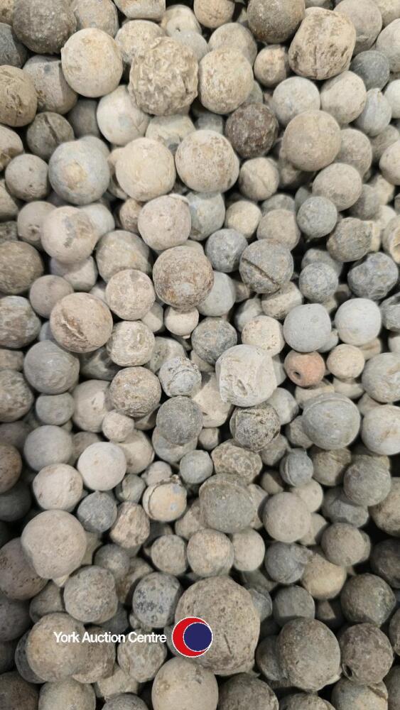 Large quantity of vintage musket balls | December timed online auction ...