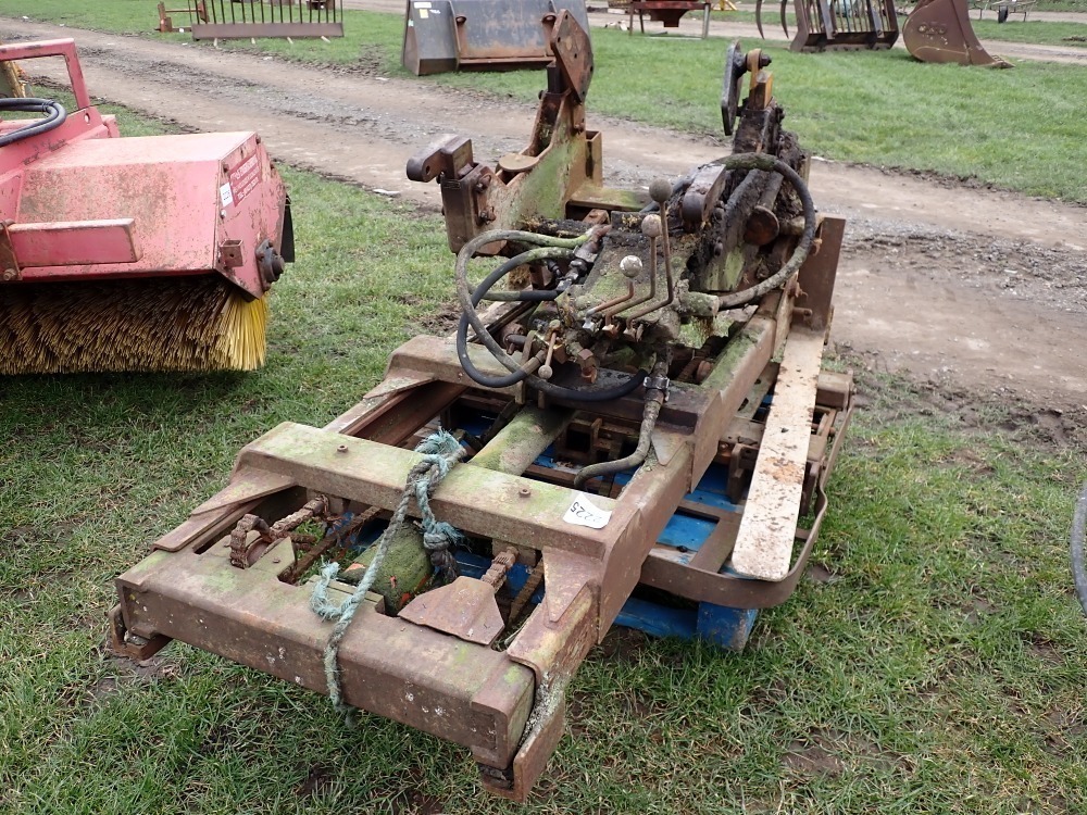 Cameron Gardner heavy duty tractor forklift, sideshift, ex Super Major ...