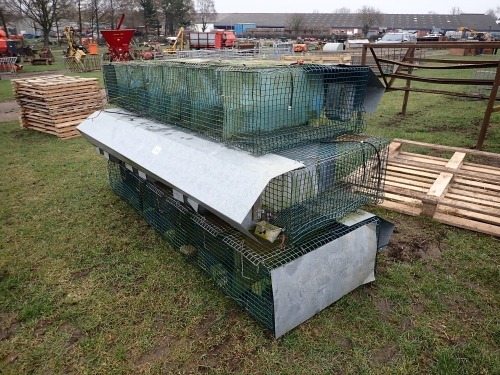 3 rows of partridge laying cages | York Machinery Sale Unsolds - March ...