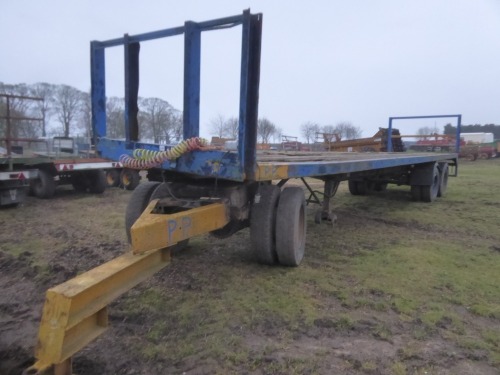 40ft artic straw trailer with dolly | York Machinery Sale (Tractors ...