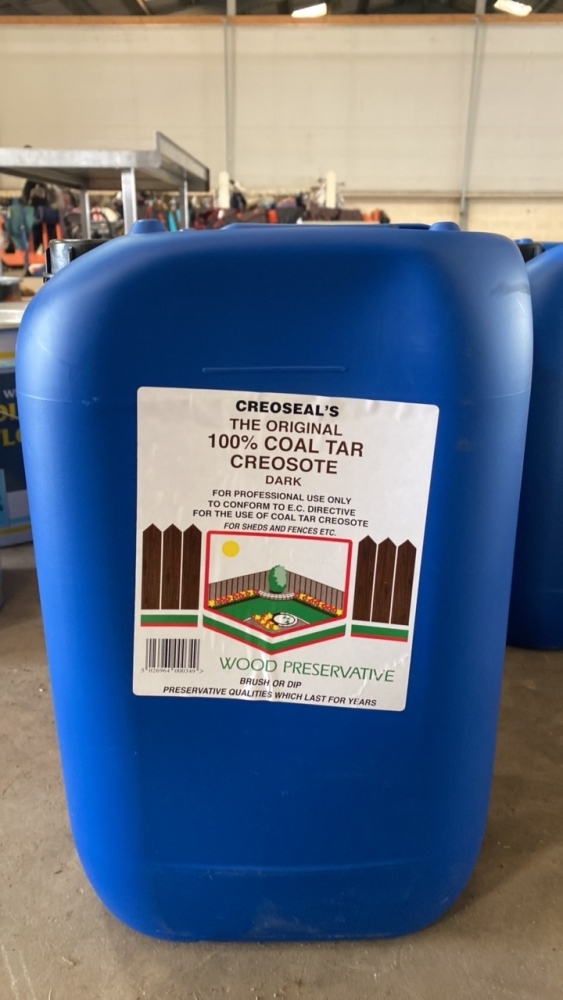 20ltr 100\% coal tar creosote | York Machinery Sale (Building materials ...