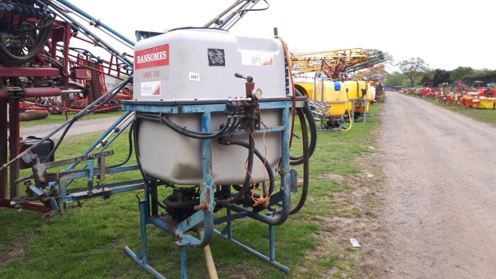 Ransome Hawk 12m sprayer, 700ltr tank | York Machinery Sale (Machinery ...
