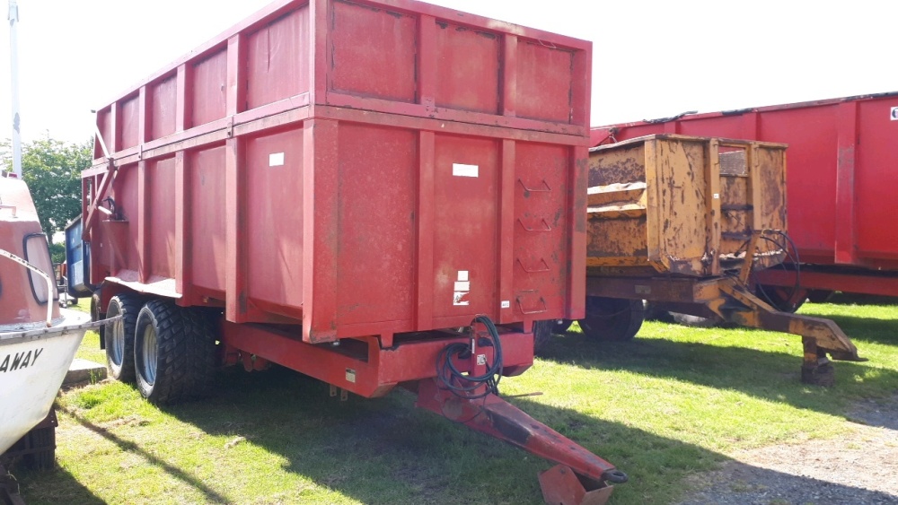 Triffitt 14T trailer c/w silage sides | York Machinery Sale (Machinery ...