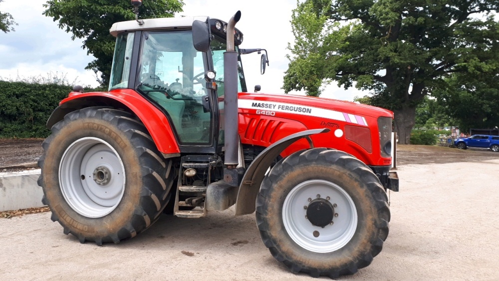 Massey Ferguson 6480 Dyna-6 tractor, 2008, straight from work | York ...