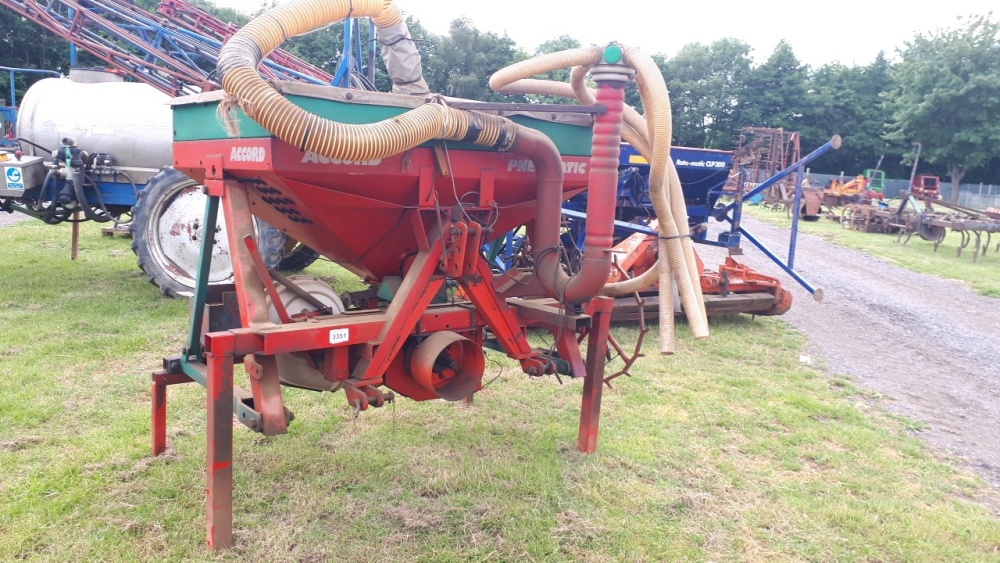 Accord DF1 front tank c/w distribution head, PTO fan, hydraulic wheel ...