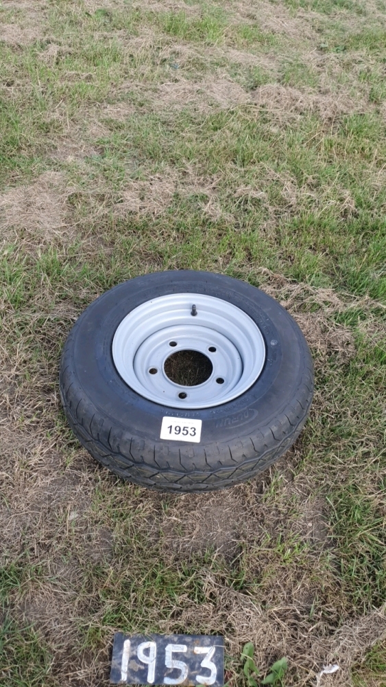 Ifor Williams wheel 195/60/12 and new tyre | York Machinery Sale ...