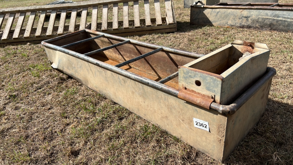 6ft Galvanised water trough, no leaks | York Machinery Sale (hedgers ...