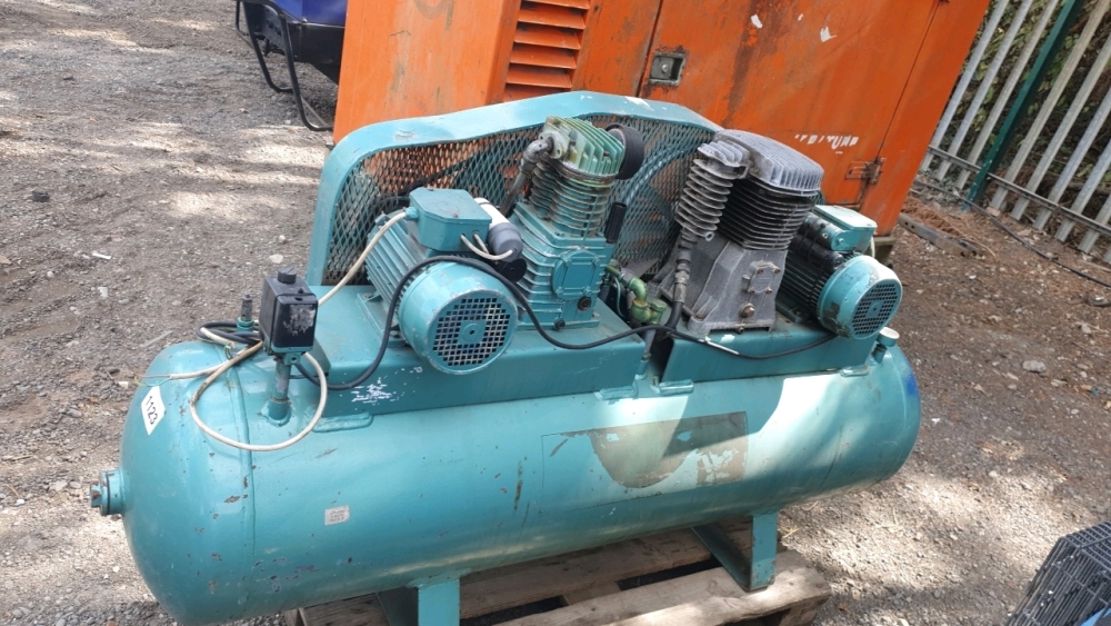 240v twin motor air compressor | York Machinery Sale (Building ...