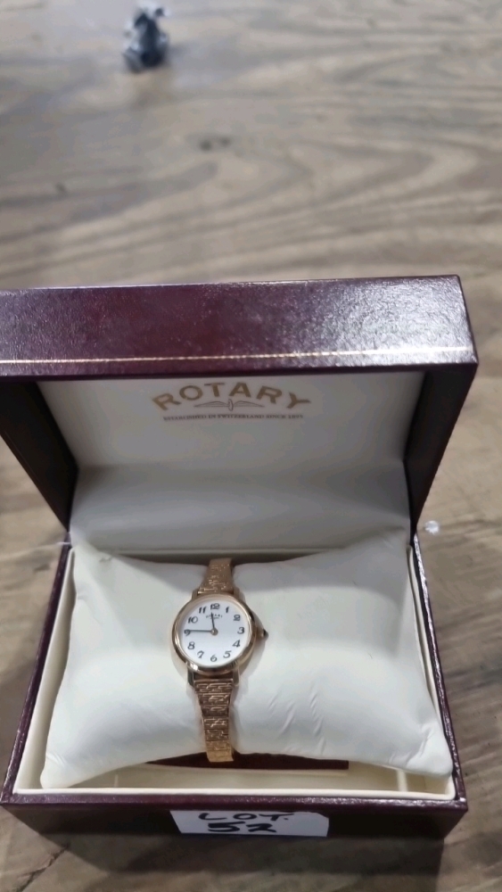 Boxed Rotary ladies gold tone watch | September timed online Saturday ...