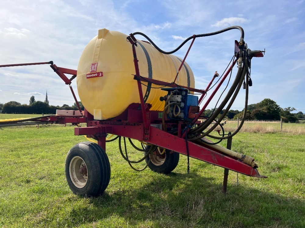 Lely Model J 415 gallon 12m trailed sprayer c/w bout marker ...