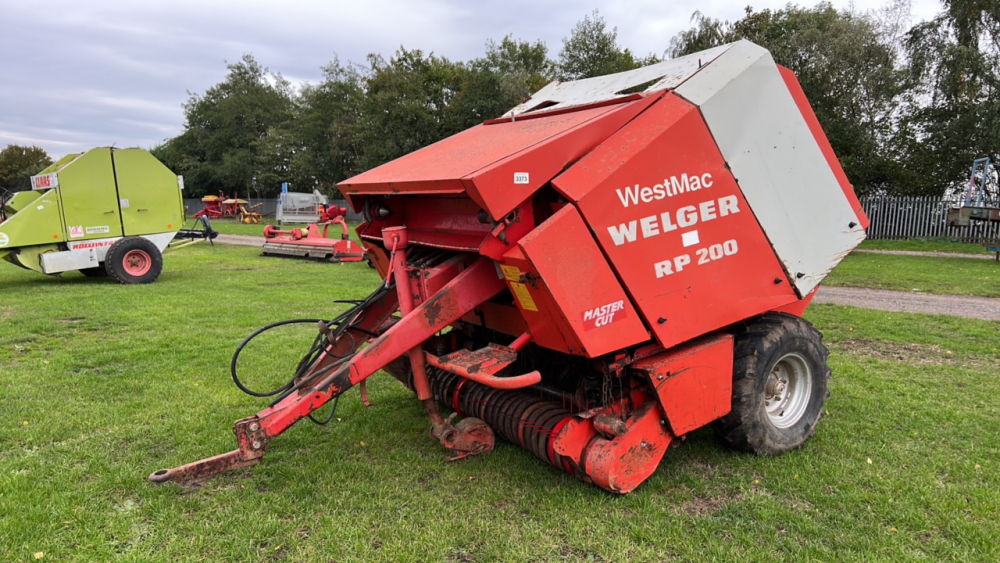 Welger RP200 baler, 1994 | York Machinery Sale (Machinery, trailers ...