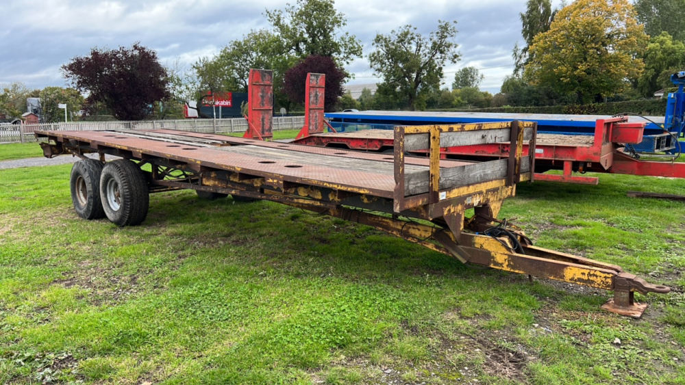 Tandem axle bale trailer | York Machinery Sale (Machinery, trailers ...