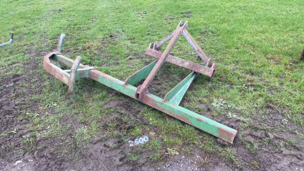 Front linkage bale bumper | York Machinery Sale (hedgers, buckets ...
