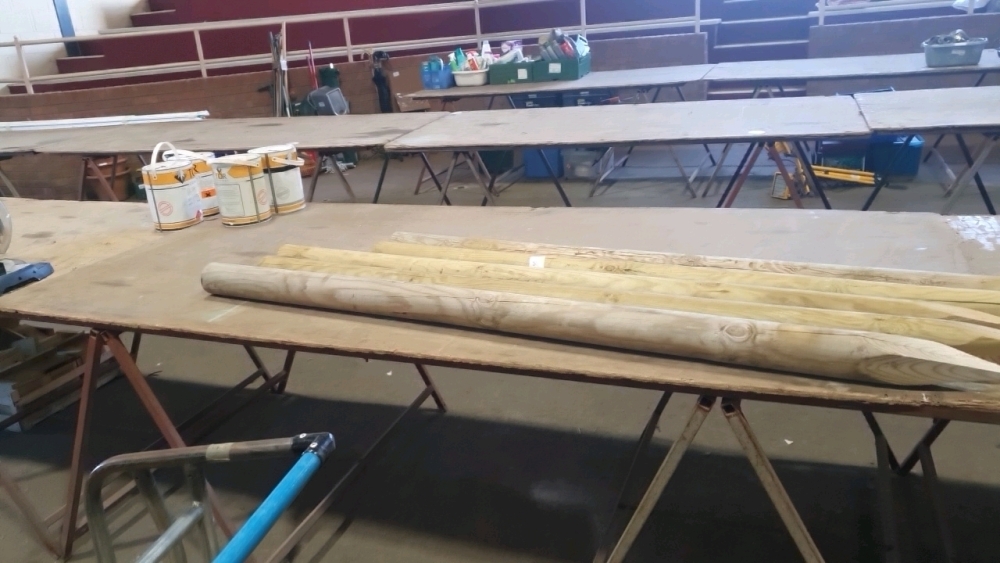 5 x new tanalised 6ft stakes | February timed online auction ...