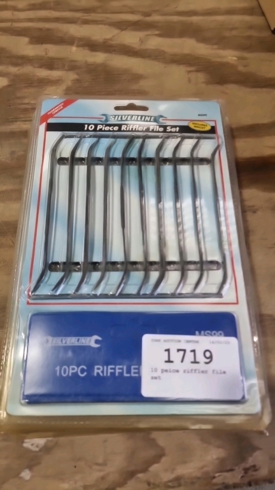 10 piece riffler file set | February timed online auction - Household ...