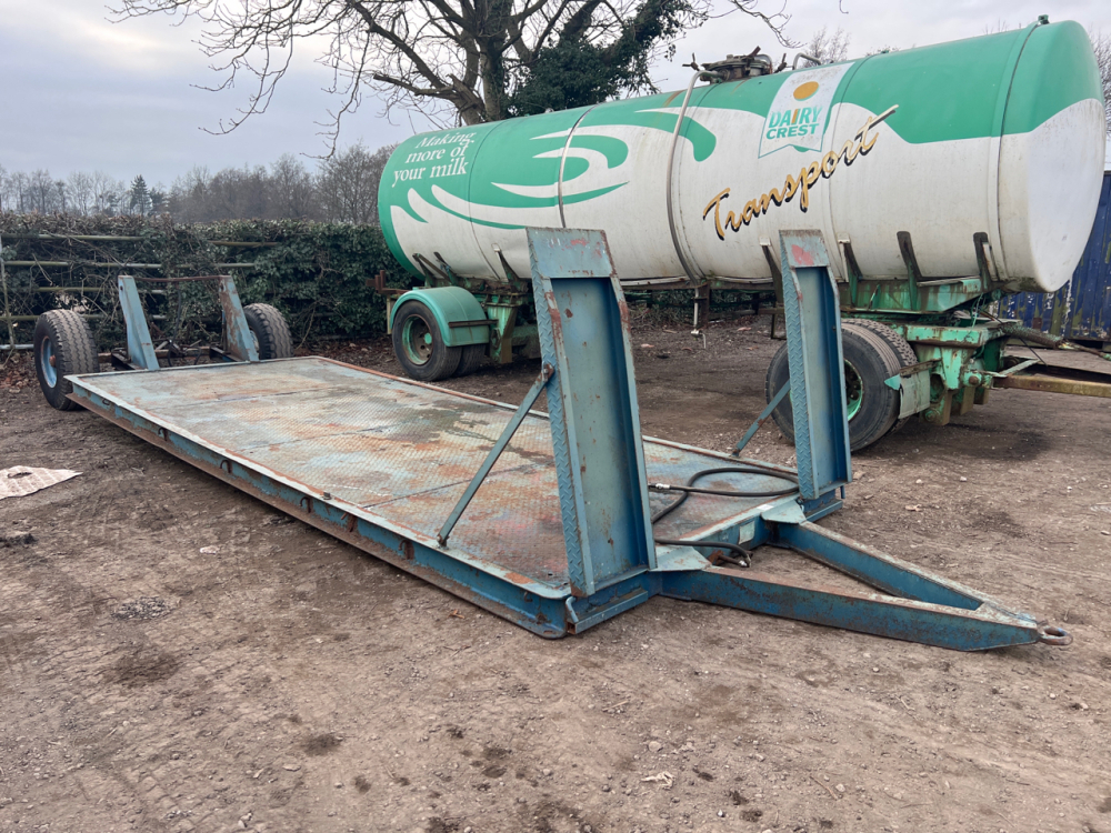 Triffitt single axle plant trailer with front ramps | York Machinery ...