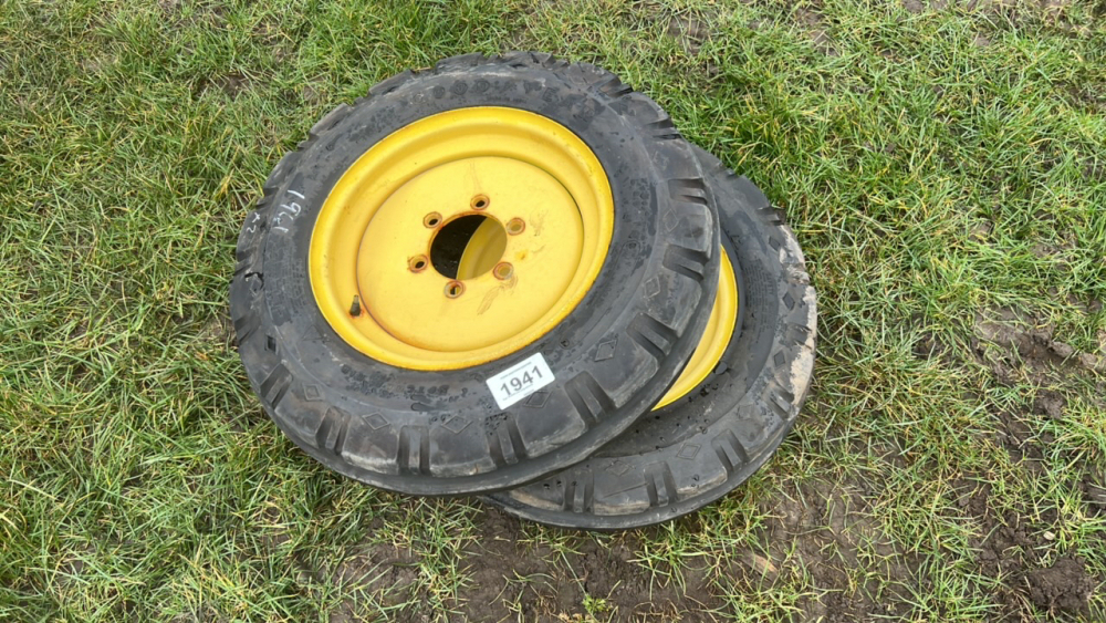600-16 Tractor front wheels | York Machinery Sale (hedgers, buckets ...