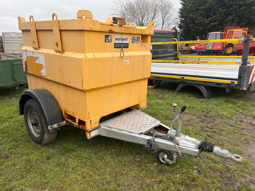 Western tow diesel bowser | York Machinery Sale (Machinery, trailers ...