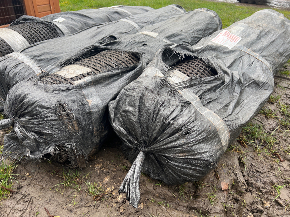 2 x rolls of Geogrid soil reinforcement mesh | York Machinery Sale ...