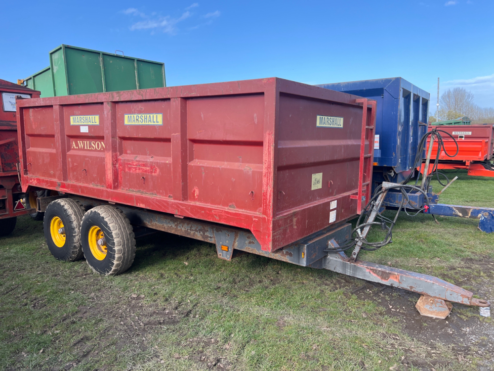 Marshall 8T tipping trailer, 1994 | York Machinery Sale (Machinery ...