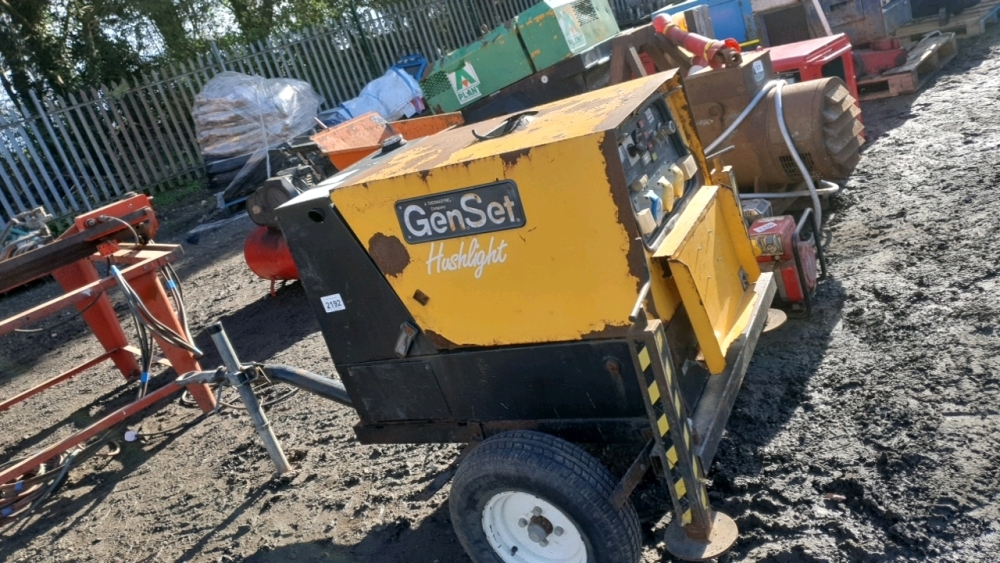 Genset, 8kva, generator Kubota D722, working order | York Machinery ...