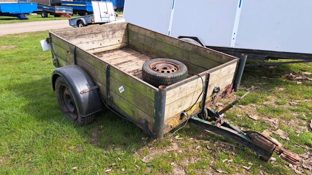 Single axle car trailer | York Machinery Sale (Machinery, trailers ...