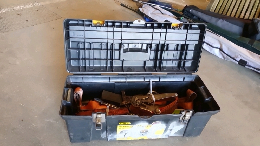 Tool box with mixed tools | May timed online auction - Household and ...