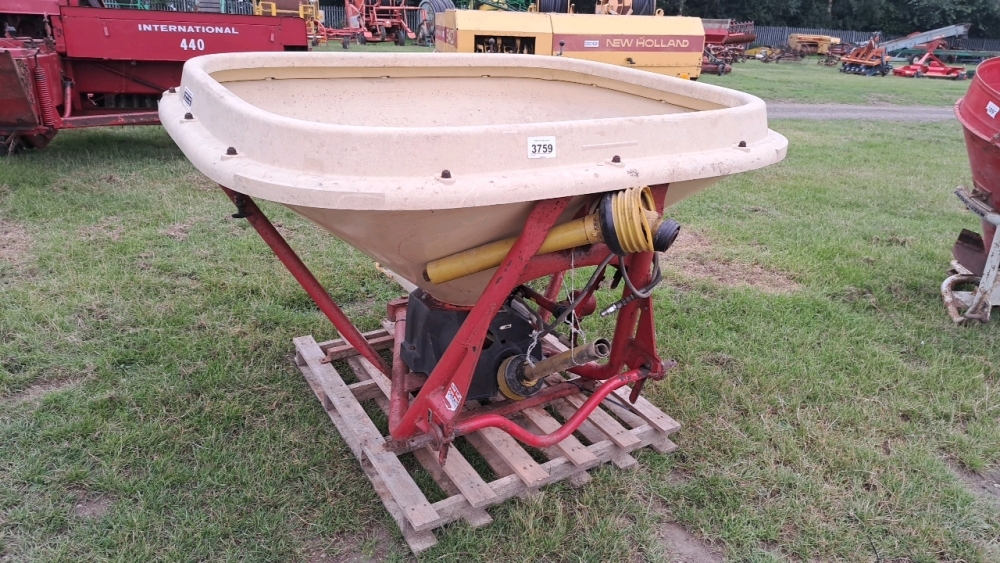 Vicon 802 fertiliser spreader hydraulic shut off | York Machinery Sale ...