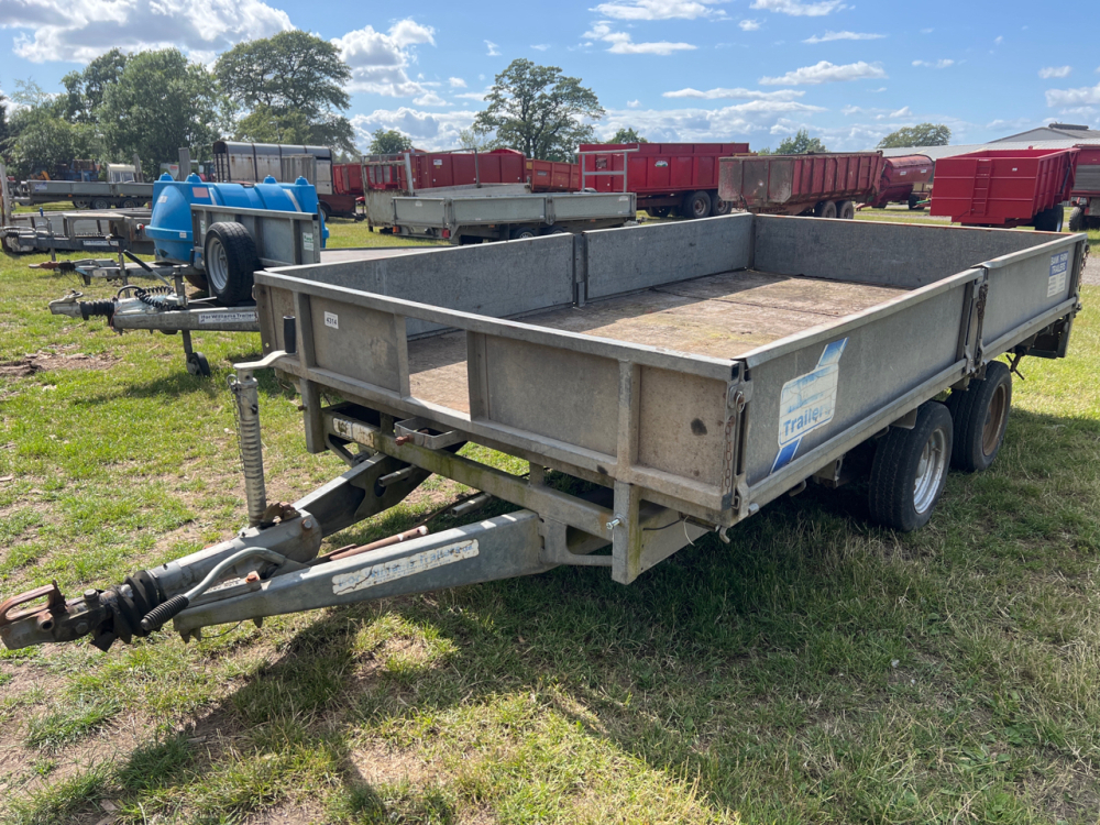 Ifor Williams 12ft trailer with sides and ramps | York Machinery Sale ...