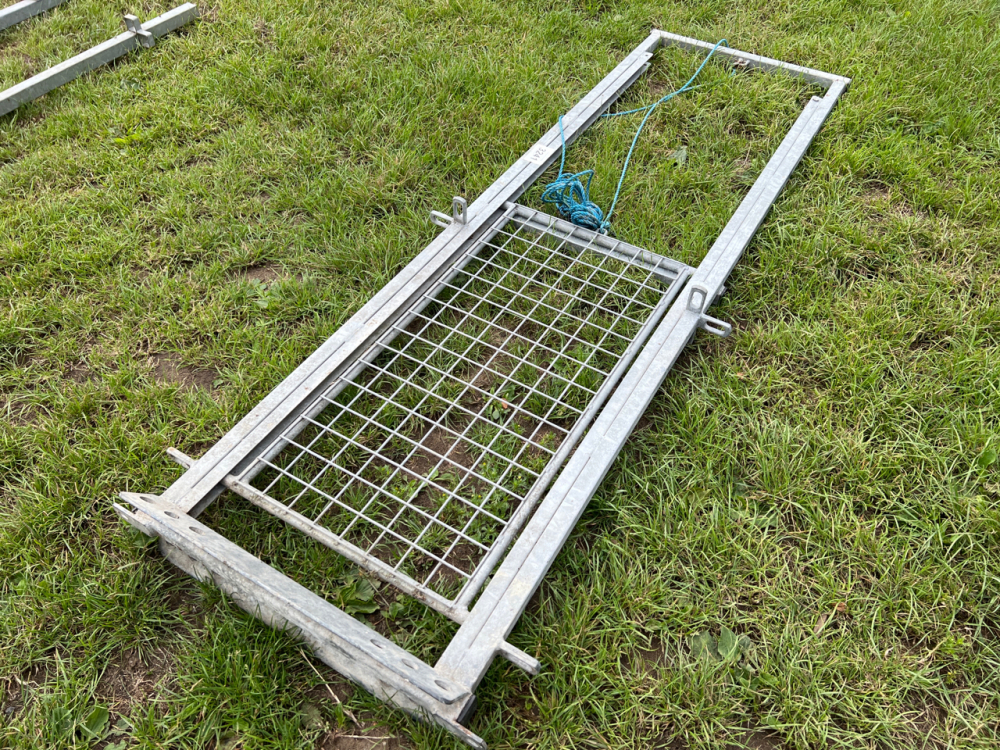 Sheep race guillotine gate | York Machinery Sale (hedgers, buckets ...