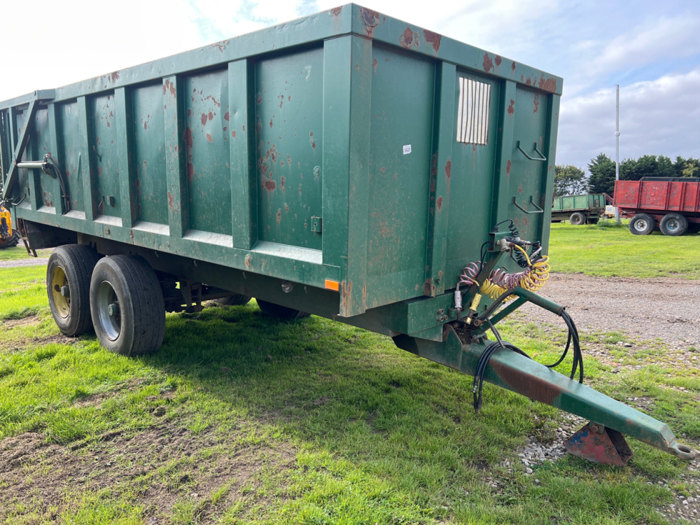 Bailey 15T trailer, hydraulic door, air and oil brakes, commercial axle ...