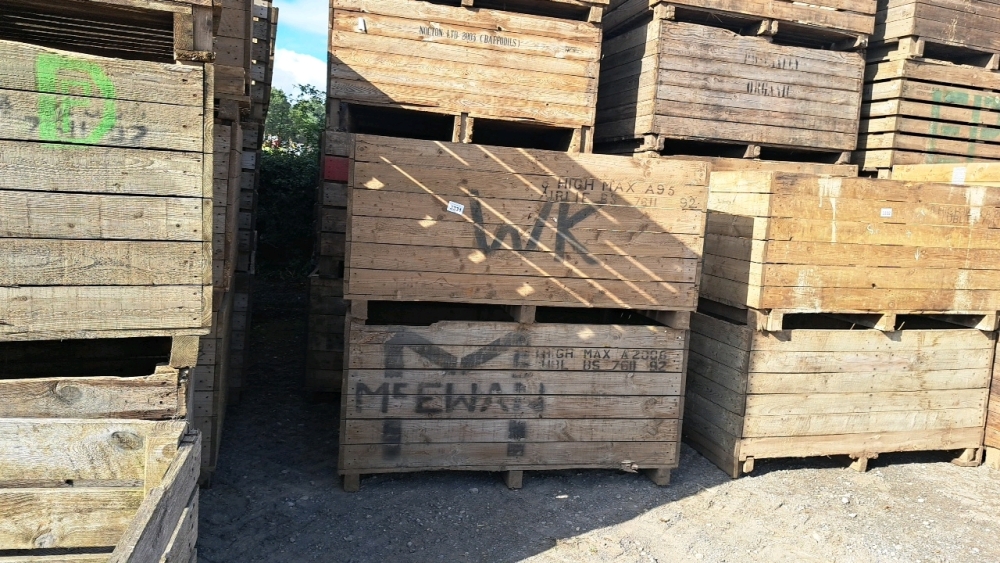 14 x 6ft 1T wooden potato boxes | York Machinery Sale (Machinery ...