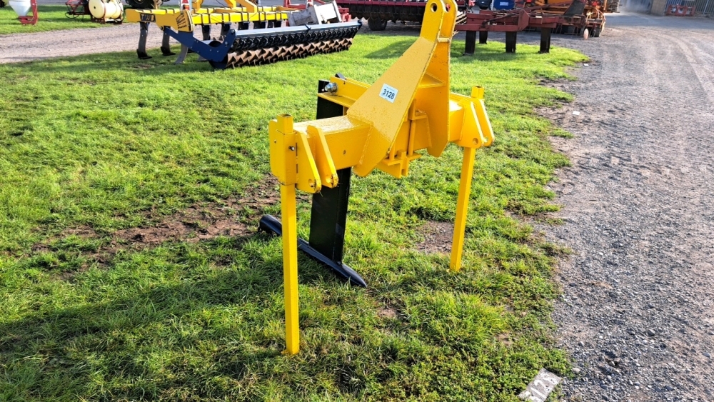 Single leg subsoiler mole plough, good condition | York Machinery Sale ...