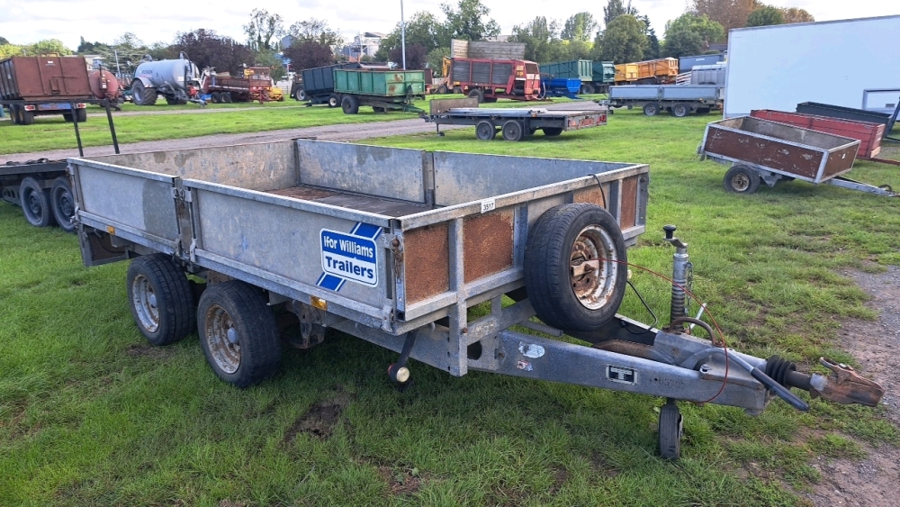 Ifor Williams LM105 10ft trailer with sides and spare wheel | York ...