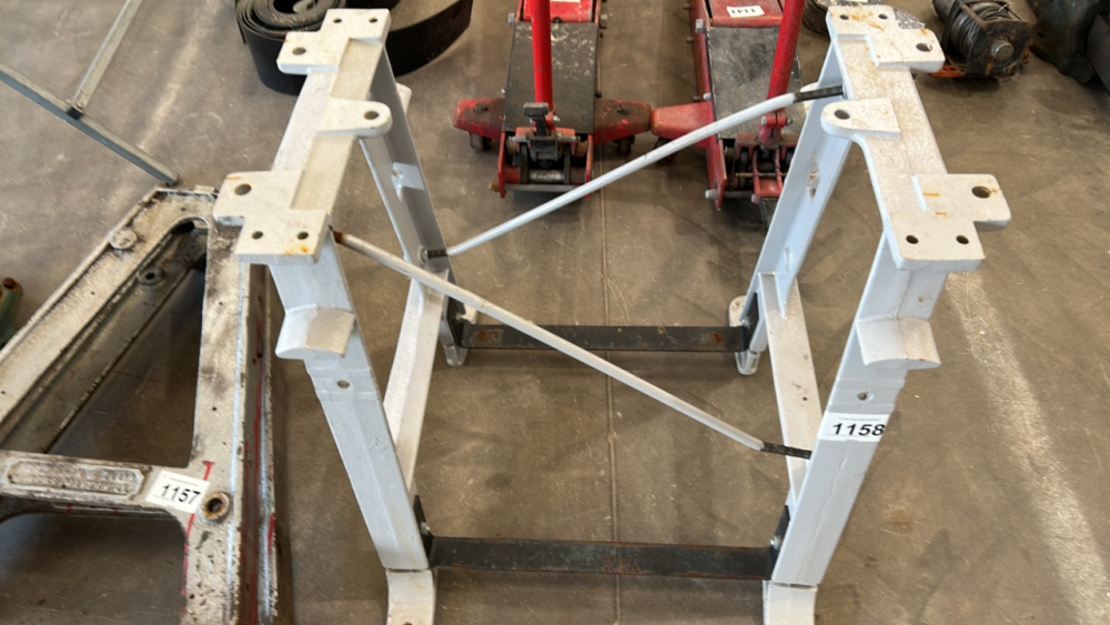 Adjustable cast iron machine legs | York Machinery Sale (Building ...