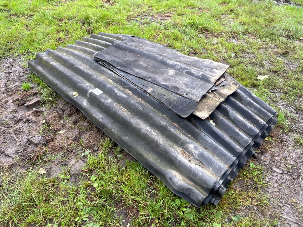Felt type stable roofing sheets for 2 12x14 stables | York Machinery ...