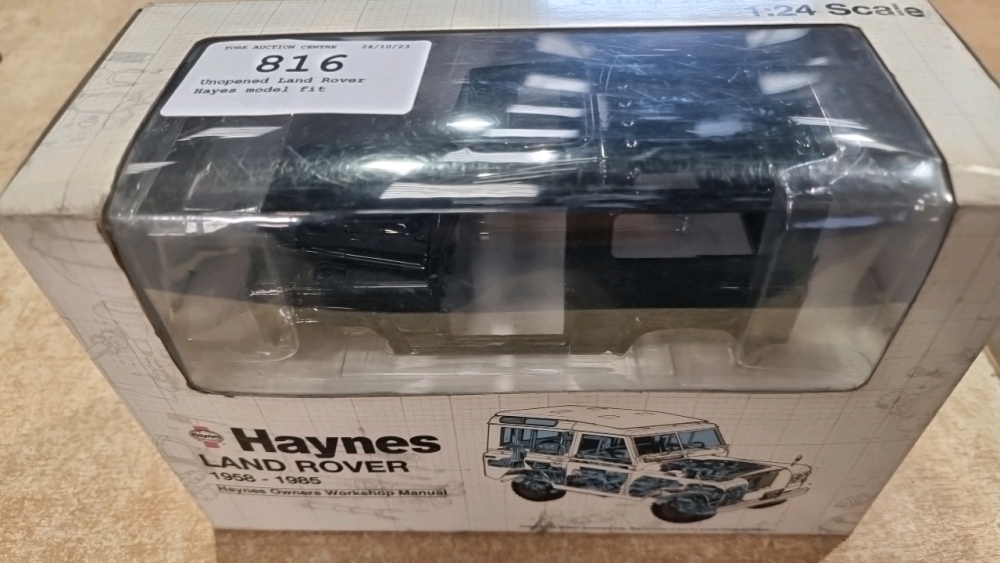 Unopened Land Rover Hayes model fit | October timed online auction ...