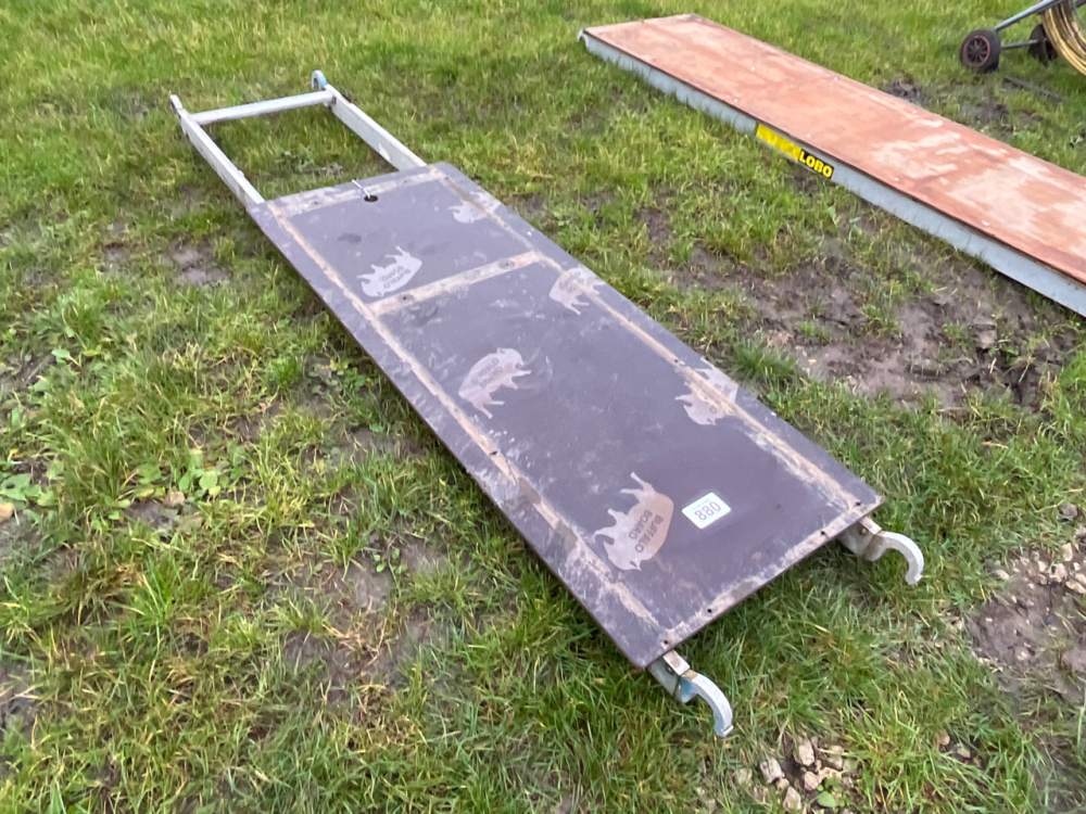 Aluminium platform scaffold board | York Machinery Sale (Building ...