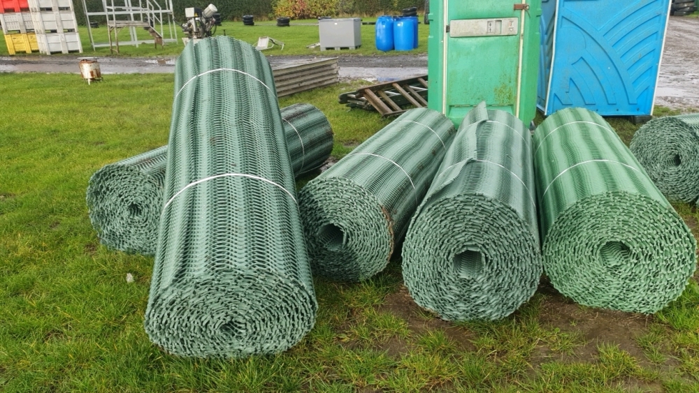 5 x very heavy duty grass reinforcing mats 2m x 20m x 14.5mm thick ...