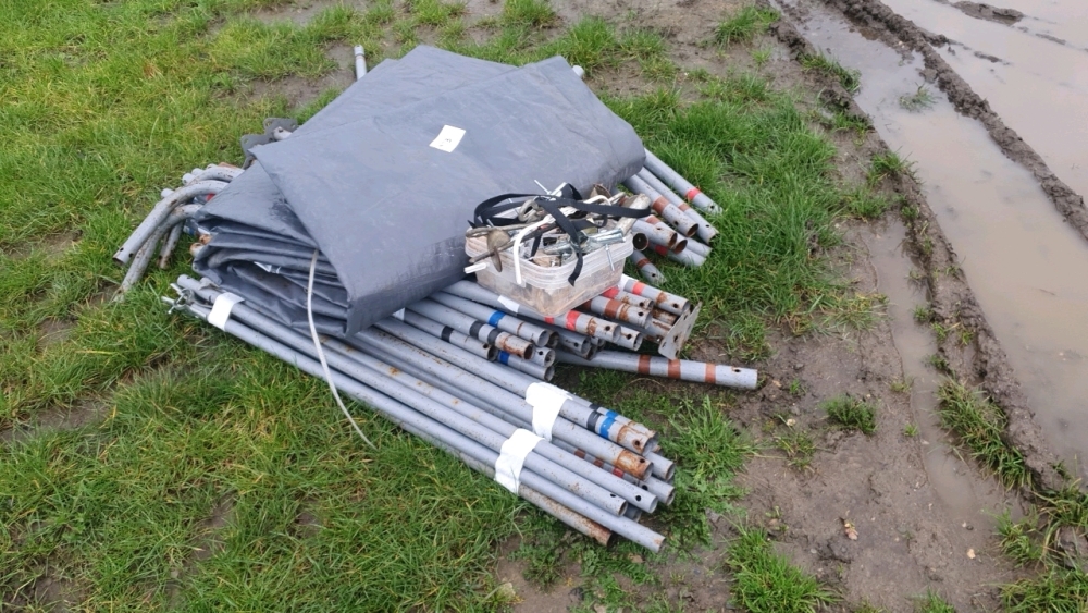 Clarkes temporary garage | York Machinery Sale (Building materials ...