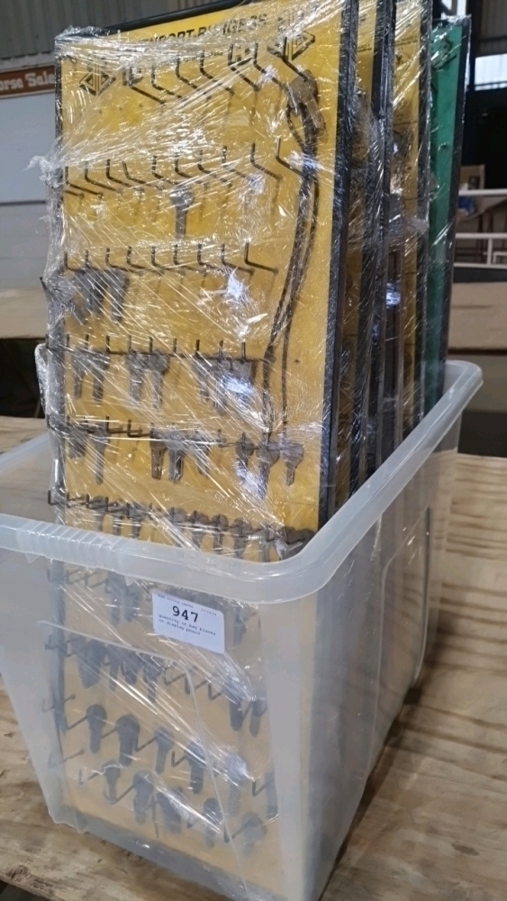 Quantity of key blanks on display board | March timed online auction ...