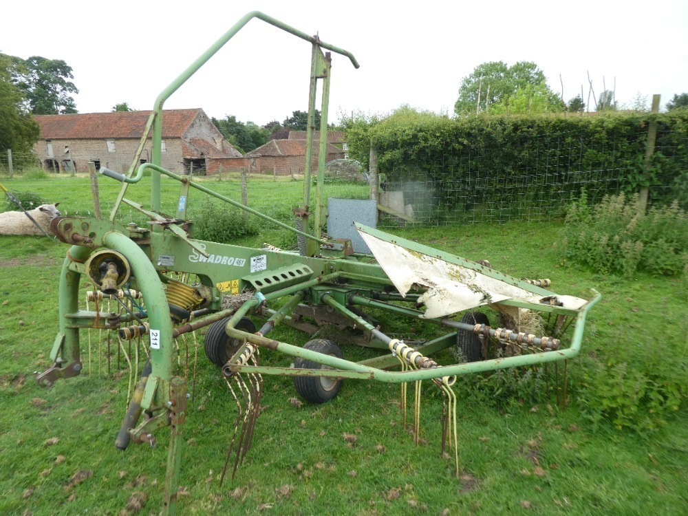 Krone Swadro 461 single rotor rake | Stephensons Rural farm sale - On ...