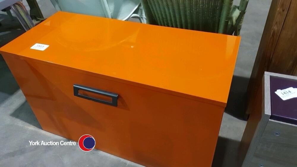 Orange gloss bathroom vanity unit drawer, brand new . | May timed ...