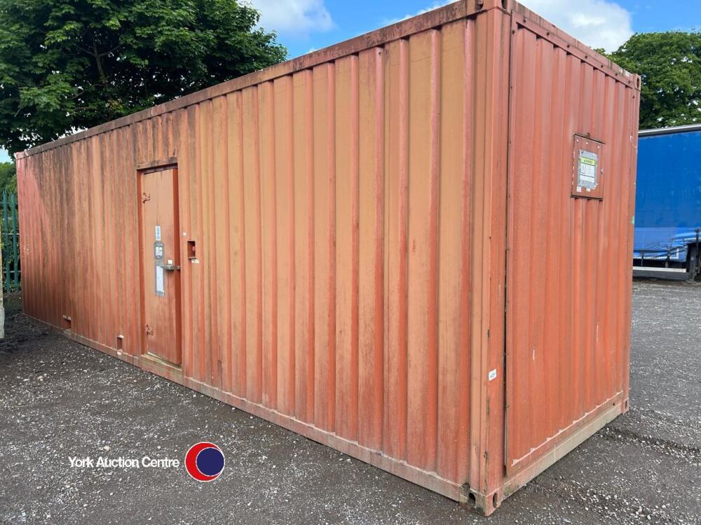 30ft long, high cube steel container, full acoustic lined out, 3000L ...
