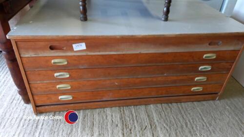 Wooden artist/map drawers | June timed online auction - Household and ...