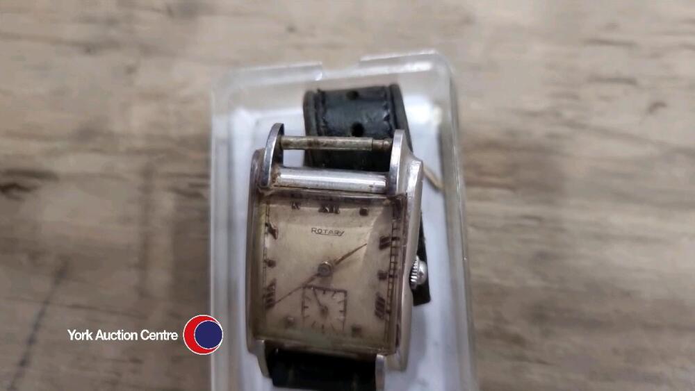 Vintage Rotary square watch | August timed online auction - Household ...